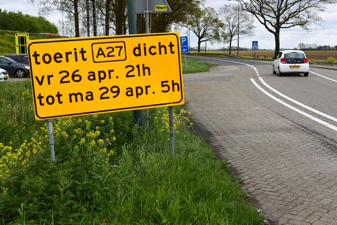 A27 dit weekeinde weer dicht en niet voor het laatst: ‘In gesprek met ...