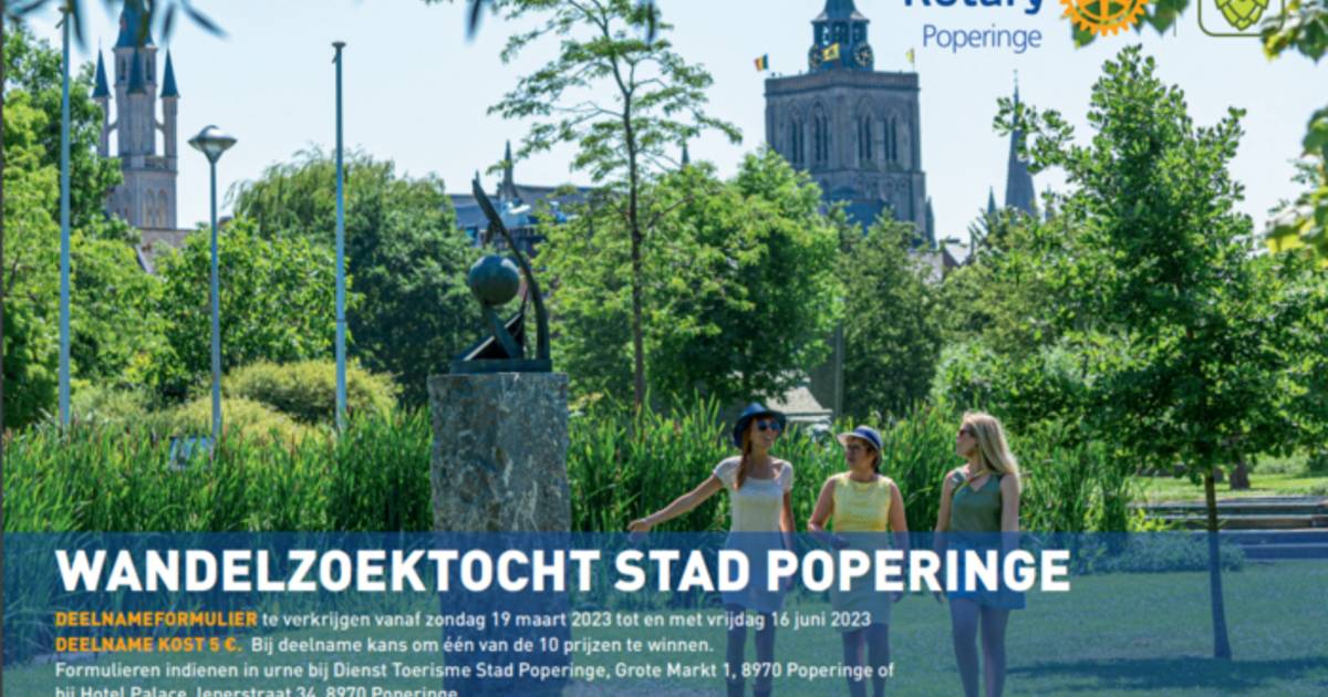 Rotary Club Poperinge organiseert wandelzoektocht ten voordele van ...