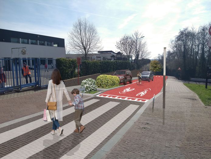 Heraanleg Bellegemkerkdreef start maandag, inrichting fietsstraat ...