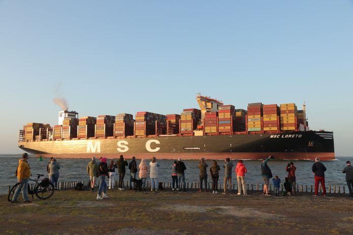 ‘MSC Loreto’ verbreekt record als grootste containerschip: “Dit soort ...