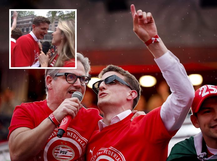 Guus Til ‘echt helemaal dronken’ tijdens huldiging PSV: ‘Een tip? Drink ...