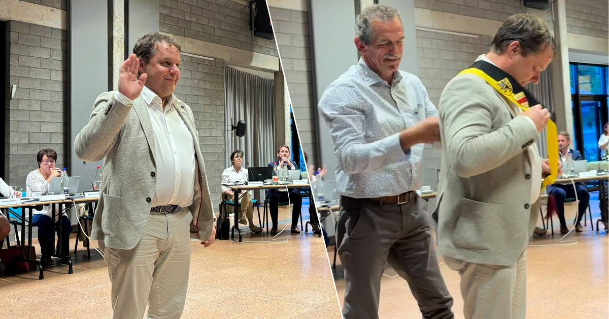 Stefaan Verhelle legt de eed af als opvolger van schepen Hedwig ...