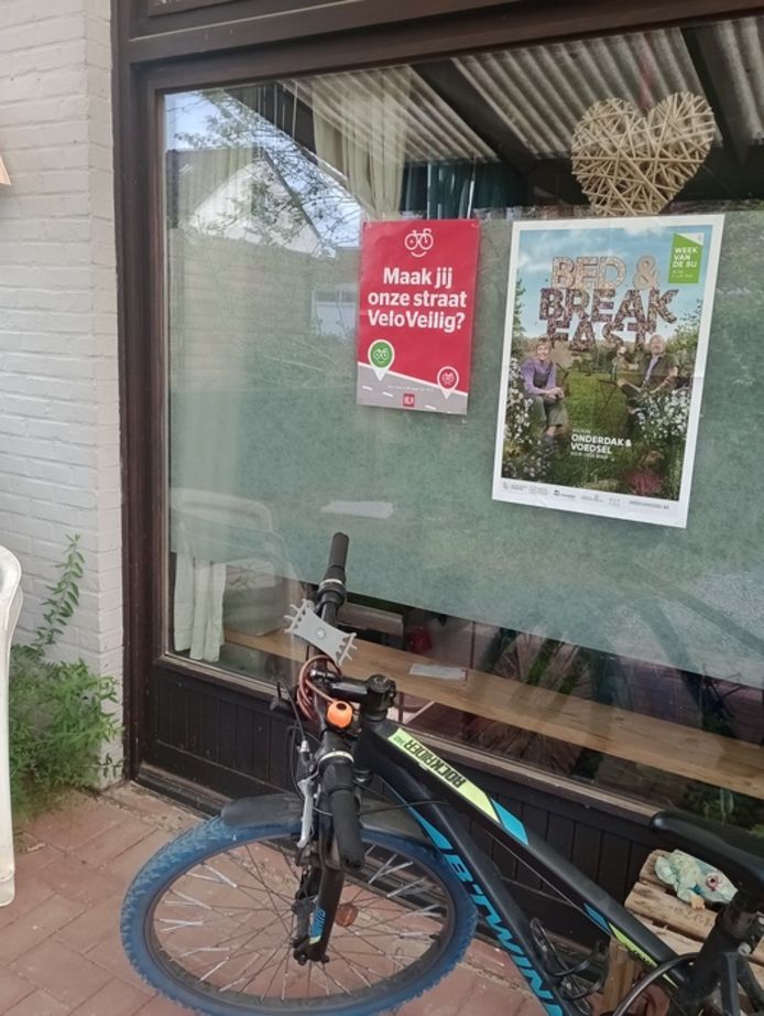 Vlaanderen hangt VeloVeilig-poster massaal op | Binnenland | hln.be