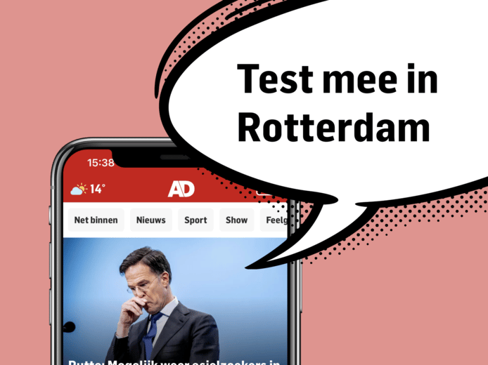 Geef 11 mei feedback op de app van het AD en ontvang een bol.com-bon ...