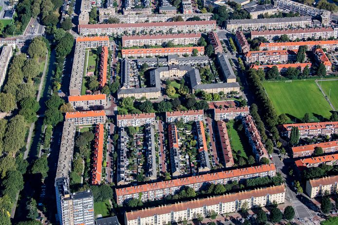Moerwijk vanuit de lucht: 'Huis had mooiste uitzicht op knokpartijen ...