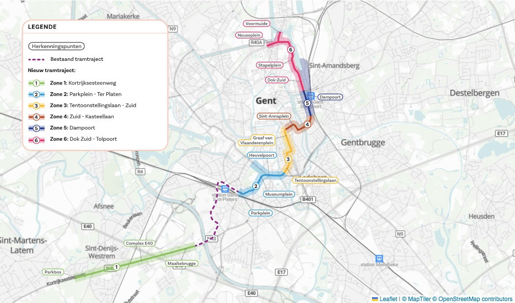 Officieel: werken aan nieuwe tramlijn van Gent-Sint-Pieters naar Gent ...