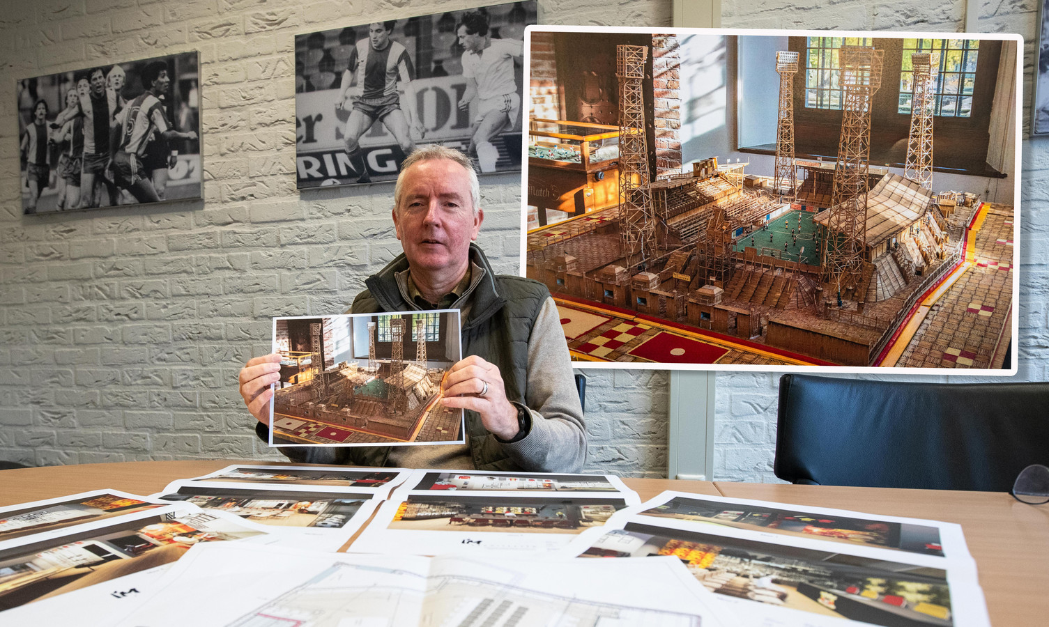 Het ‘stadion’ van GA Eagles staat straks ín nieuw museum te pronken (en ...