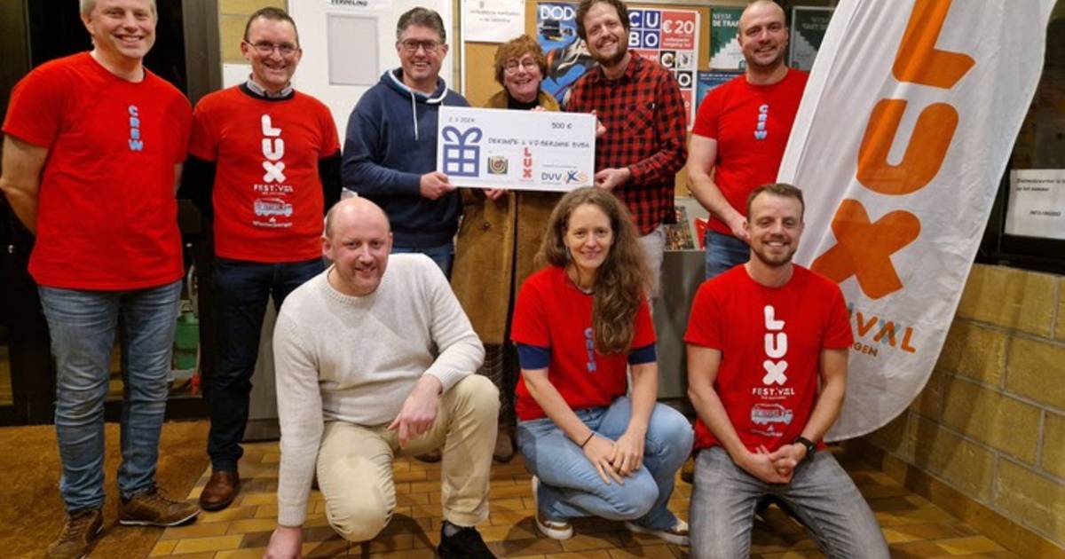 LUX Festival schenkt 500 euro aan Het Ventiel | Kortrijk | hln.be