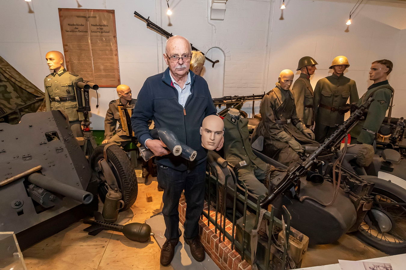 Oorlogsmuseum in Ossendrecht toch weer open na roof: ‘We moeten het ...