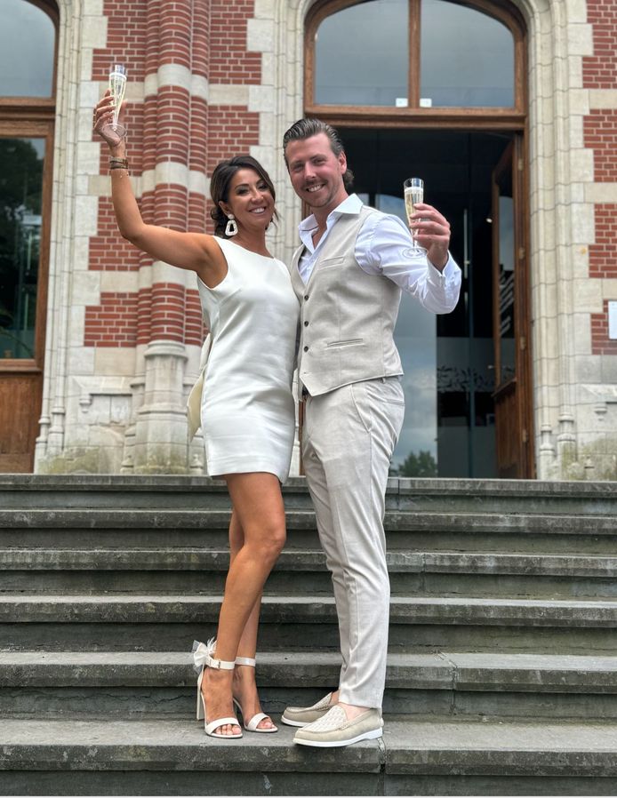 ‘The Sky is the Limit’-koppel Romy Biscop en Niels Lagrange getrouwd ...
