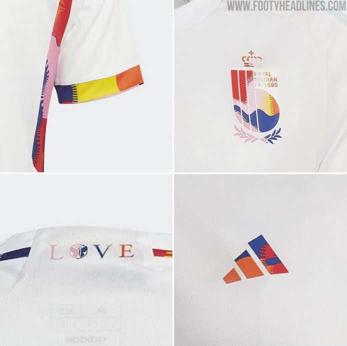 Les maillots des Diables pour le Mondial: des flammes sur les manches ...