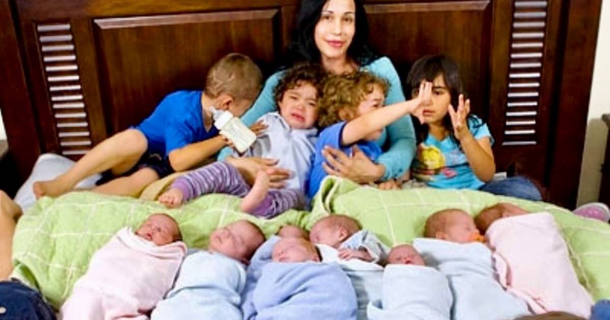 ‘Octomom’, moeder van achtling, heeft na in totaal veertien kinderen nu ...