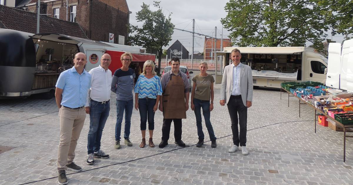 Markt Hansbeke keert terug naar stationsplein | Deinze | hln.be