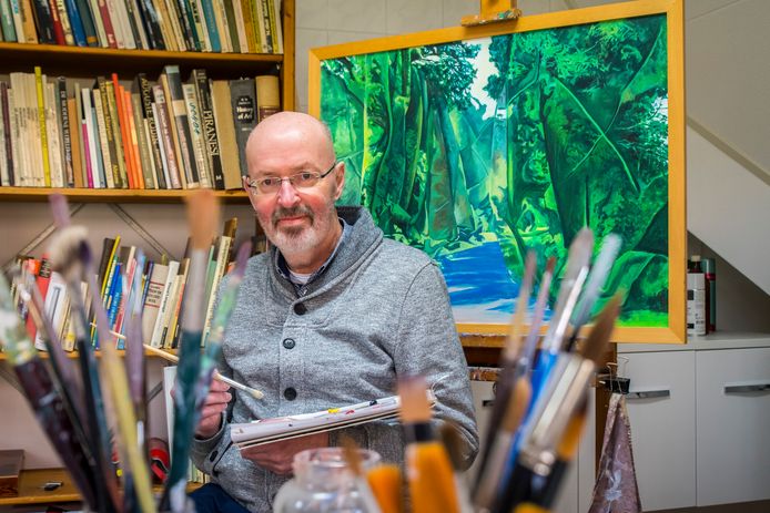 Hengelose kunstschilder verruilt 360 gradentekeningen voor schilderijen ...