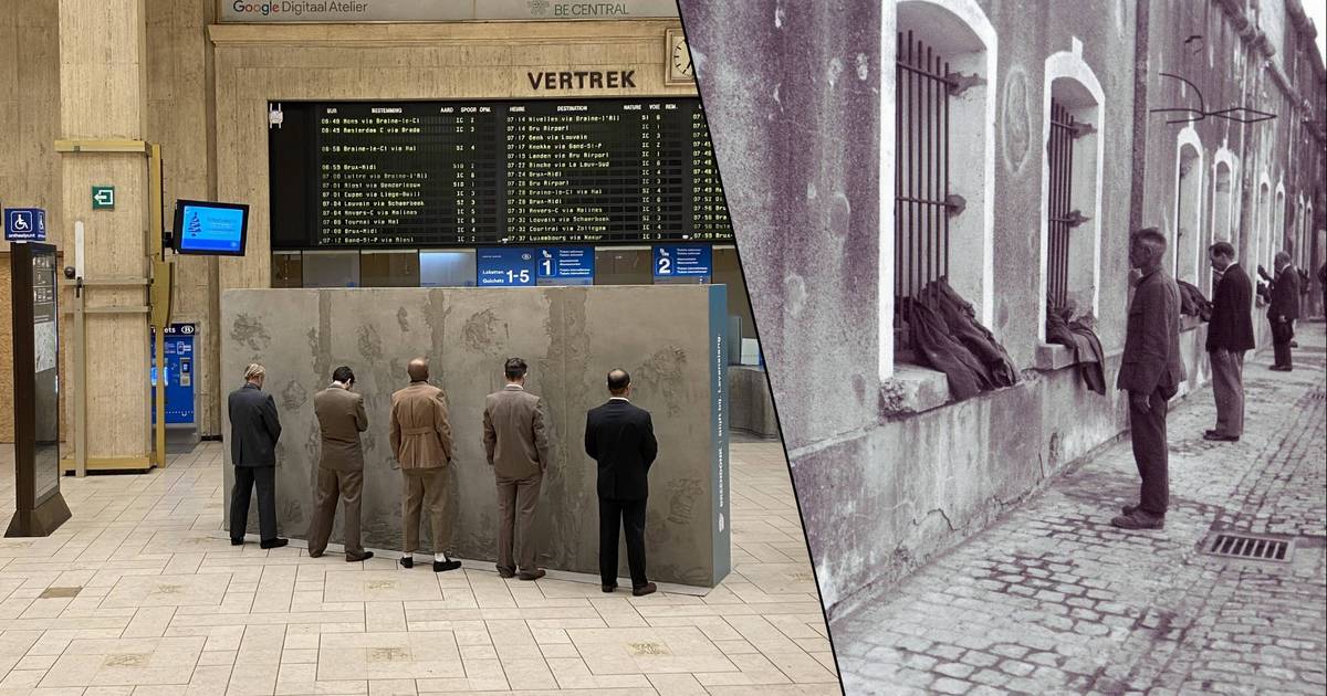 Jongeren staan urenlang tegen een muur: Breendonk herdacht in Centraal ...