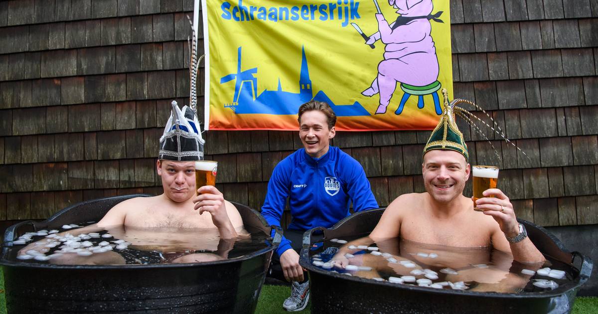 IJsbad voor hooggeplaatste Schraansers: ‘Zelfs de biertjes smaken nu ...