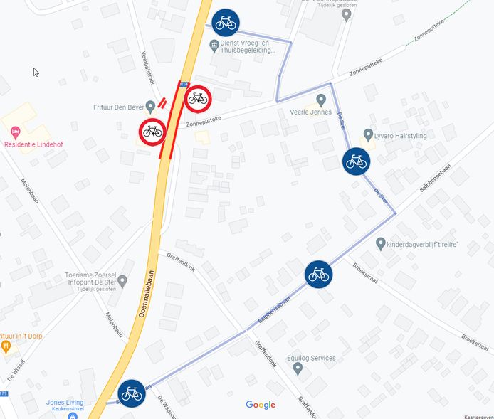 Oostmallebaan krijgt nieuwe oversteekplaats ter hoogte van ...
