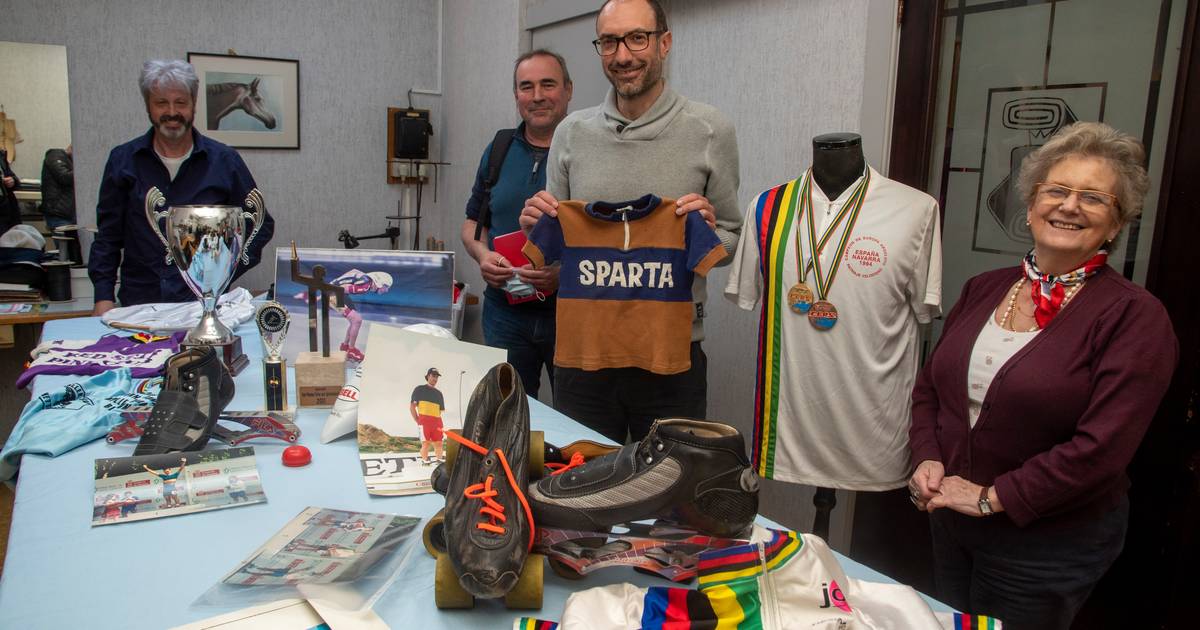 Rolschaats- en skeelerkampioen én Nederlands bondscoach Frank Fiers ...