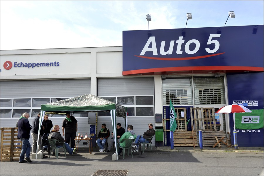 Les Auto 5 bruxellois et wallons en grève ce samedi | Foto | 7sur7.be