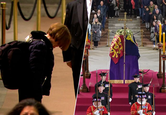 De officiële ‘lying in state’-periode van de Queen is afgelopen ...