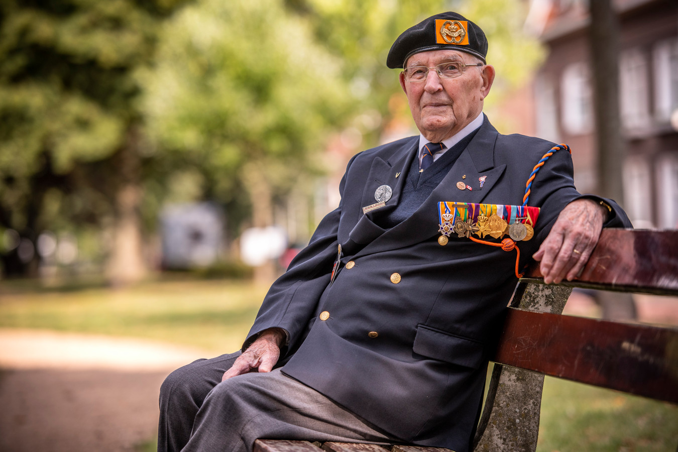 Frans van der Meeren (1925-2023) vocht als vrijwilliger tegen de ...