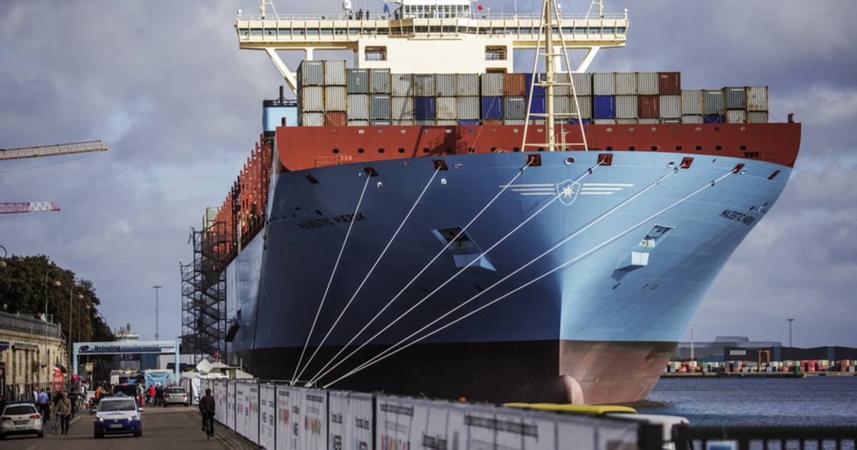 Grootste containerschip ter wereld meert vrijdag aan in Antwerpen ...