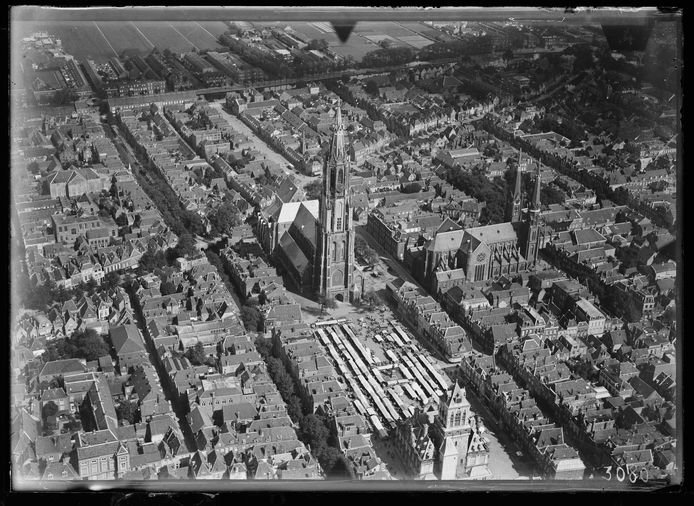 Toen Delft nog een behoorlijk stuk kleiner was | Delft | AD.nl