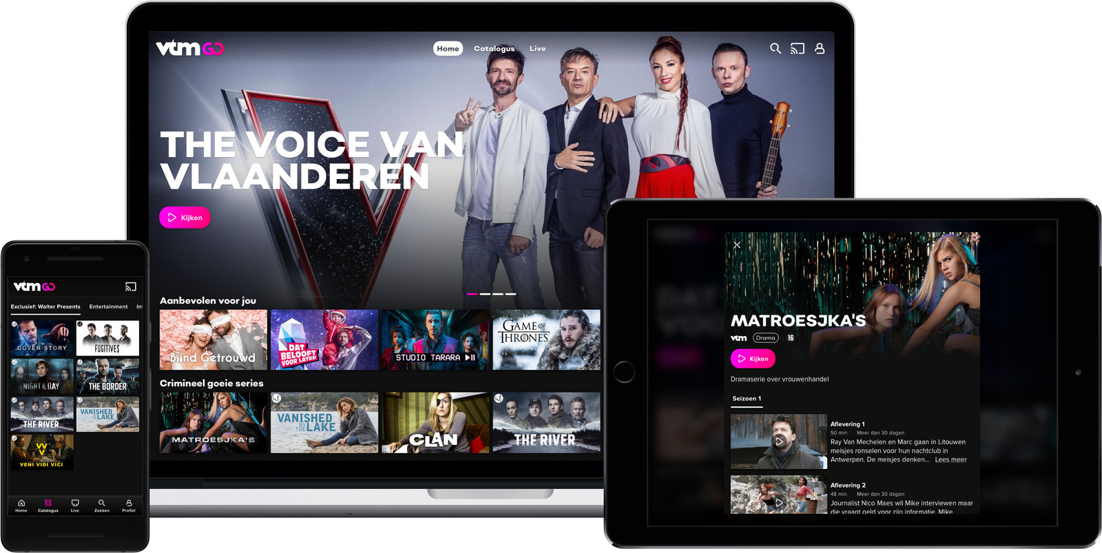 VTM lanceert ‘VTM GO’: 300 series en films van vroeger en nu in één app ...