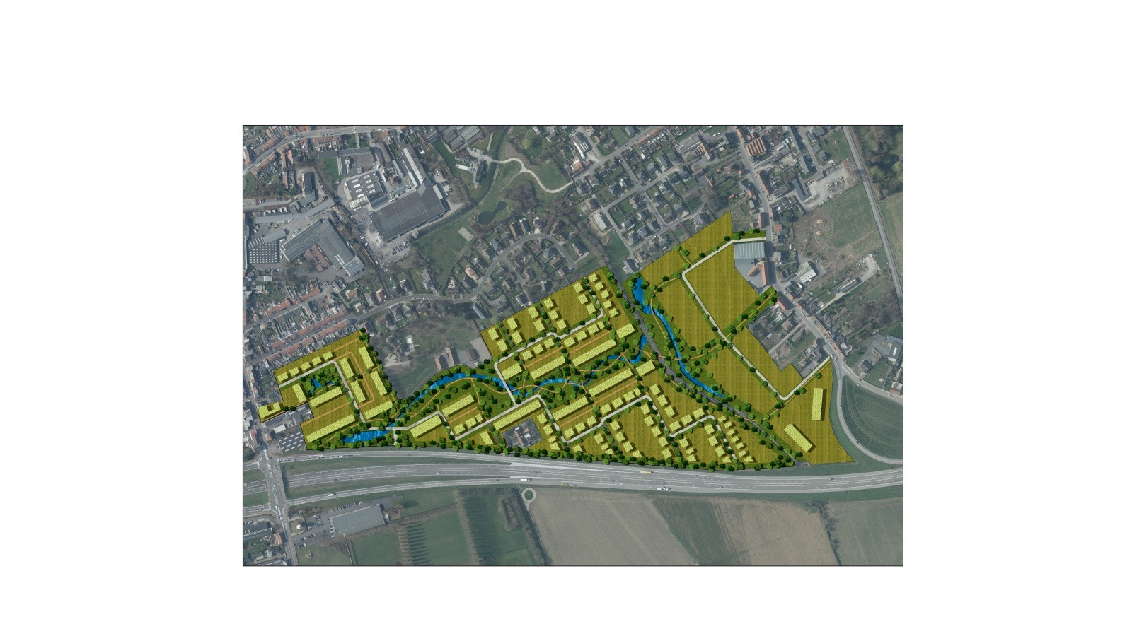 Nieuw stadsdeel met 474 woningen langs N32 in Menen krijgt groen licht ...