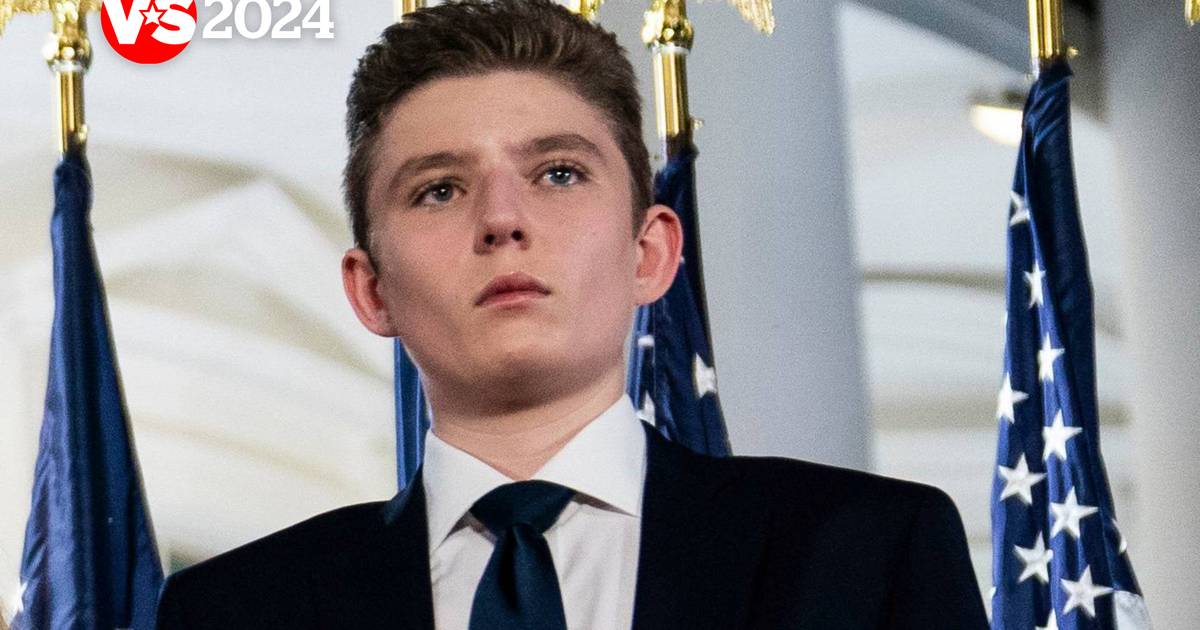 18-jarige zoon van Trump gaat rol spelen bij verkiezingen: “Hij is erg ...