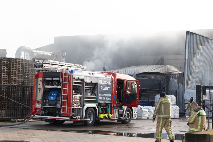 Brand bij pelletverwerkend bedrijf Pelcon | Ham | hln.be