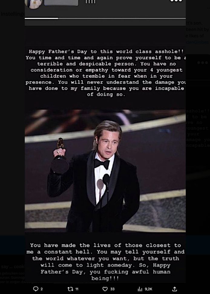 Komt de vechtscheiding met Angelina Jolie tot een einde? Brad Pitt wil ...