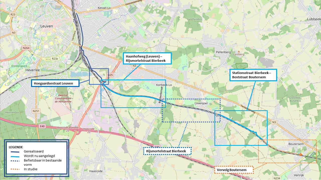 Werken aan nieuwe fietssnelweg in Bierbeek gaan van start: “Begin 2023 veilig en comfortabel ...