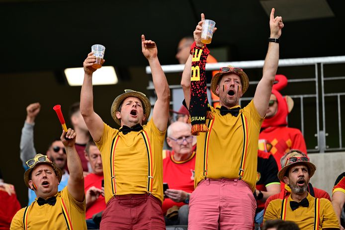 Du soutien dans les tribunes: les proches des Diables ont fait le ...