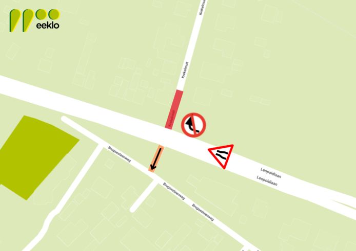 Hinder door nutswerken kruispunt Leopoldlaan-Zeelaan | Eeklo | hln.be