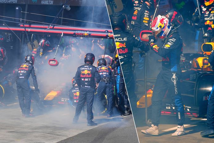 “Ik heb rook, brand, brand!”: drama voor Verstappen, die door ...