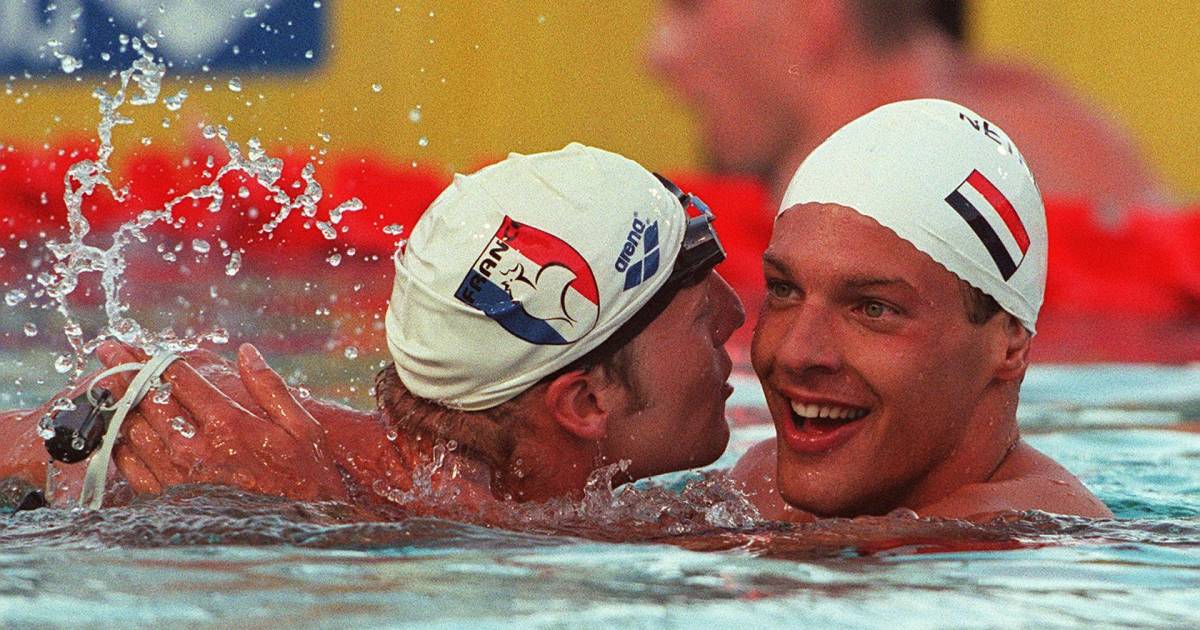 Met een bebloede hand zwom Marcel Wouda naar de wereldtitel, wordt Arno ...