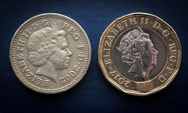 De Britten hebben een nieuw pond dat verdacht veel lijkt op de euro ...