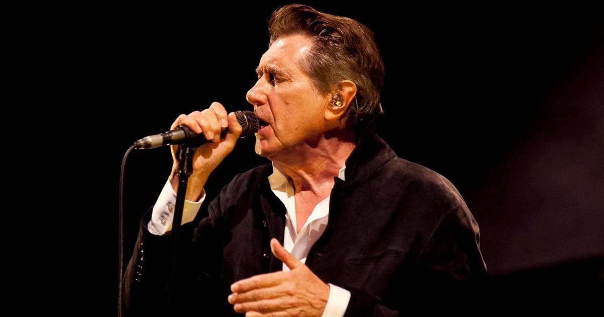 Engelse zanger Bryan Ferry in mei 2019 naar Muziekgebouw in Eindhoven ...