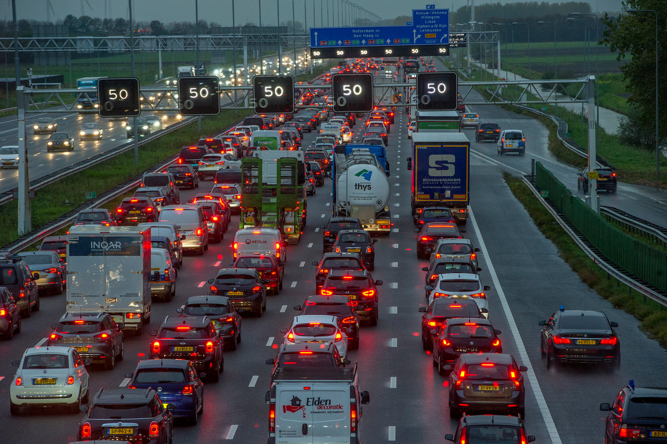 Dit zijn de 20 duurste files van Nederland | Foto | gelderlander.nl