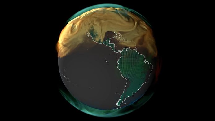Une vidéo impressionnante de la NASA montre les émissions de CO2 ...