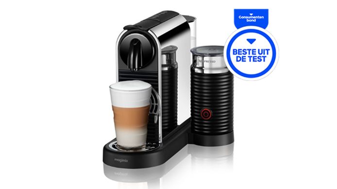 Met deze koffiecupmachine zet je een lekker kopje espresso, en hij komt ...