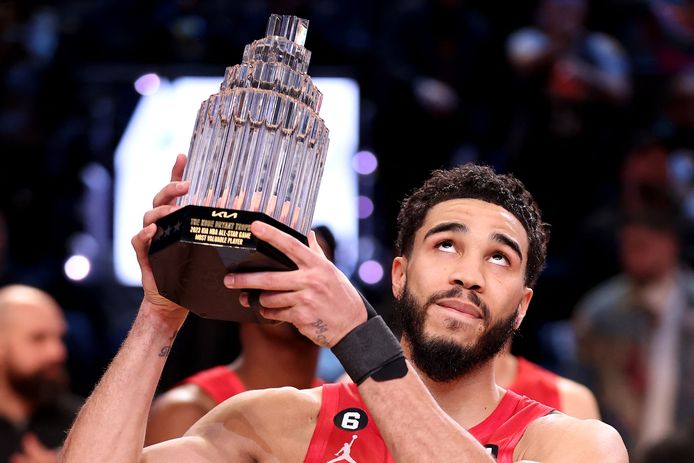 Kobe Bryant-trofee voor ontketende Jayson Tatum na zege op Team LeBron ...
