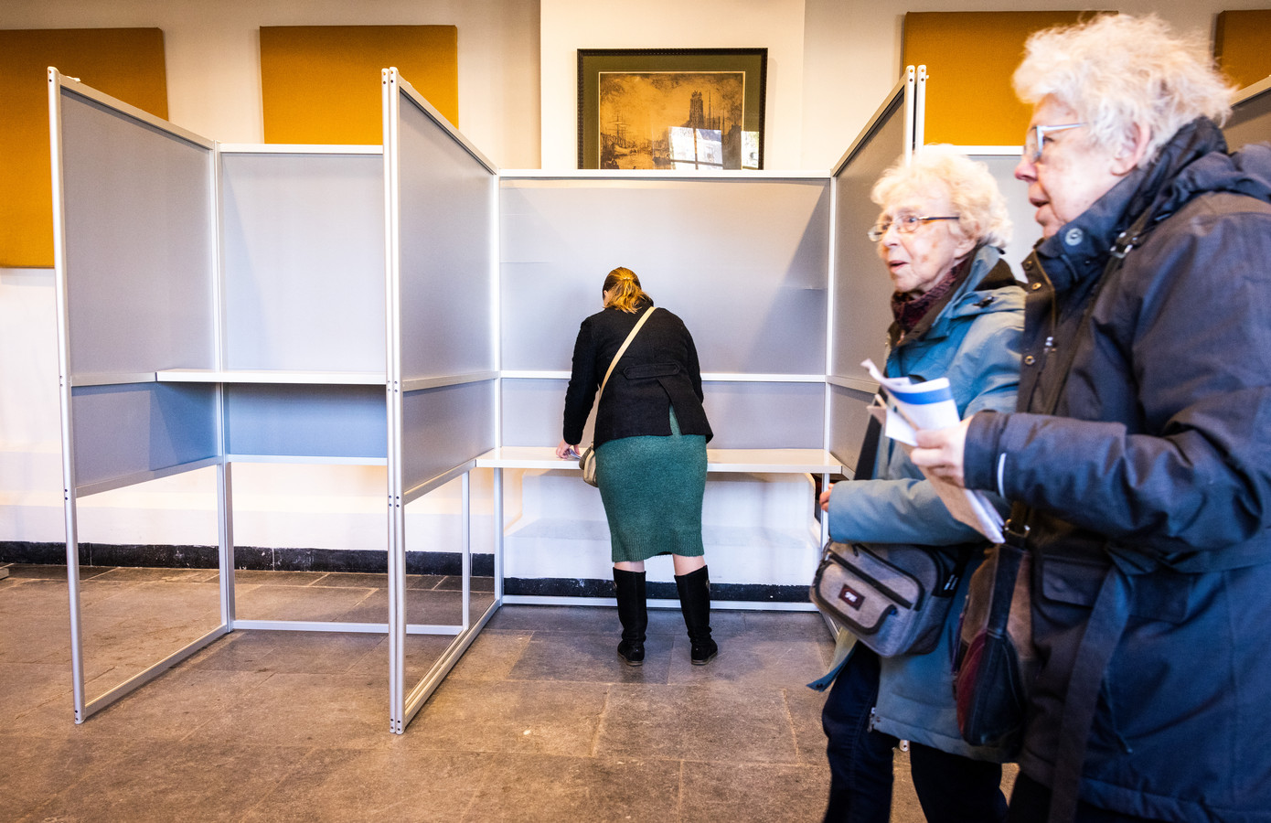 Lange rij voor stembureau in Sterrenburg zorgt voor verbazing: ‘Zo erg ...