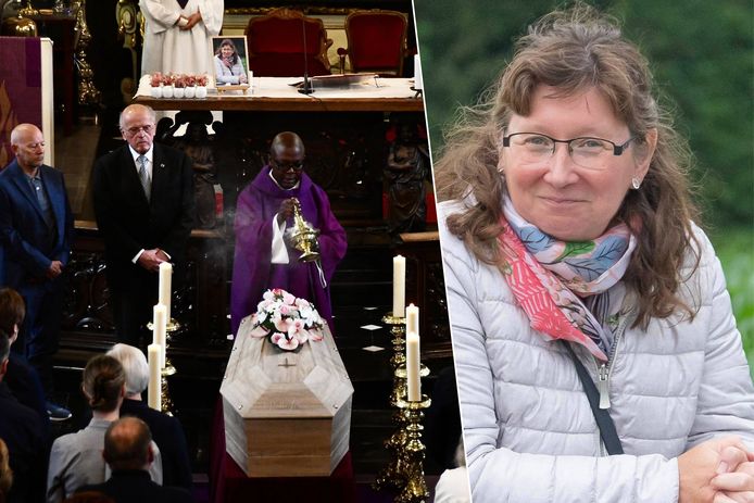 Sober afscheid van Patricia (55) die stierf na fietsongeval in de Ardennen: “Kriekske, je zal ...