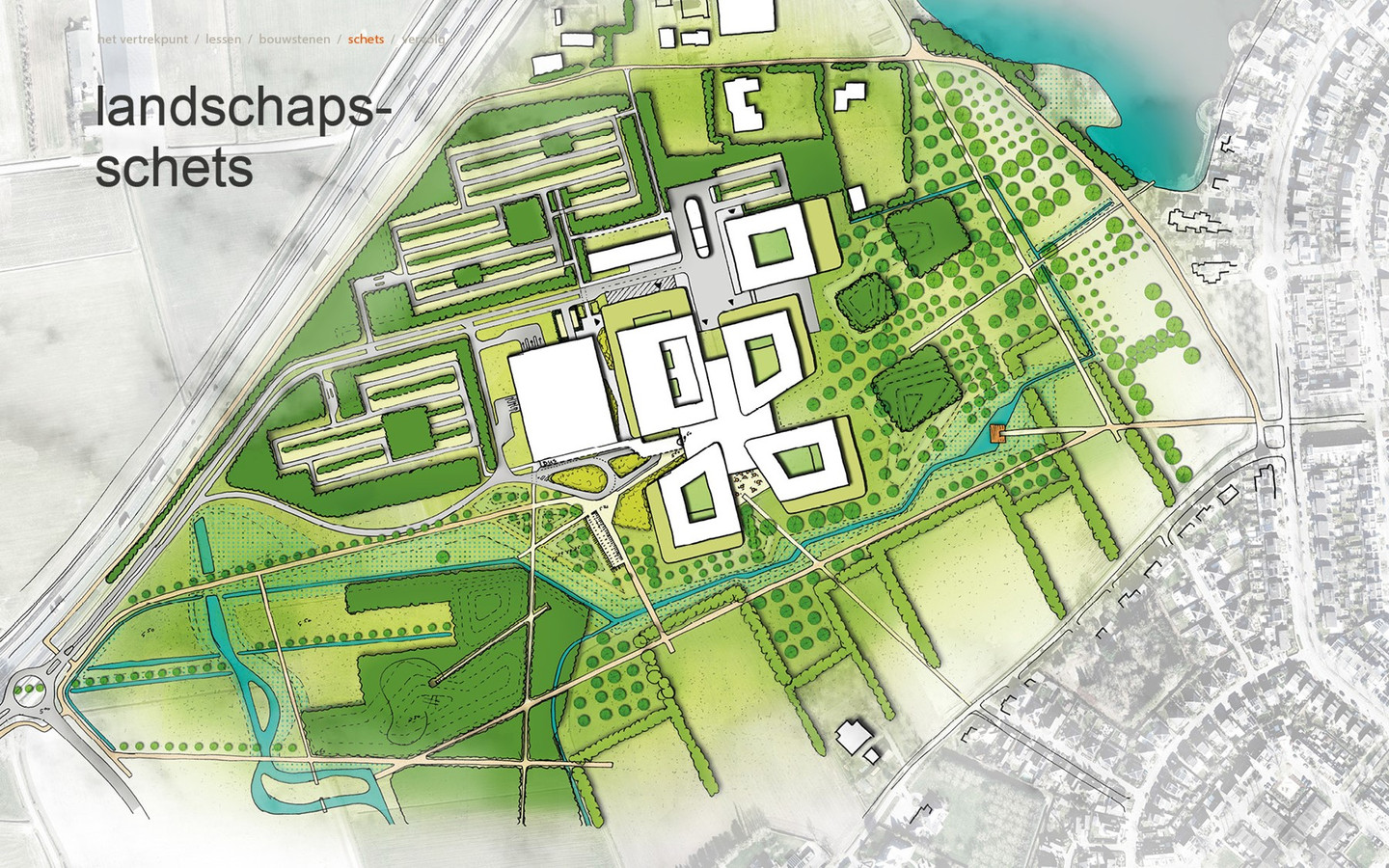 Tekening nieuwbouw Bravis ziekenhuis: vanuit de parkeergarage direct de ...