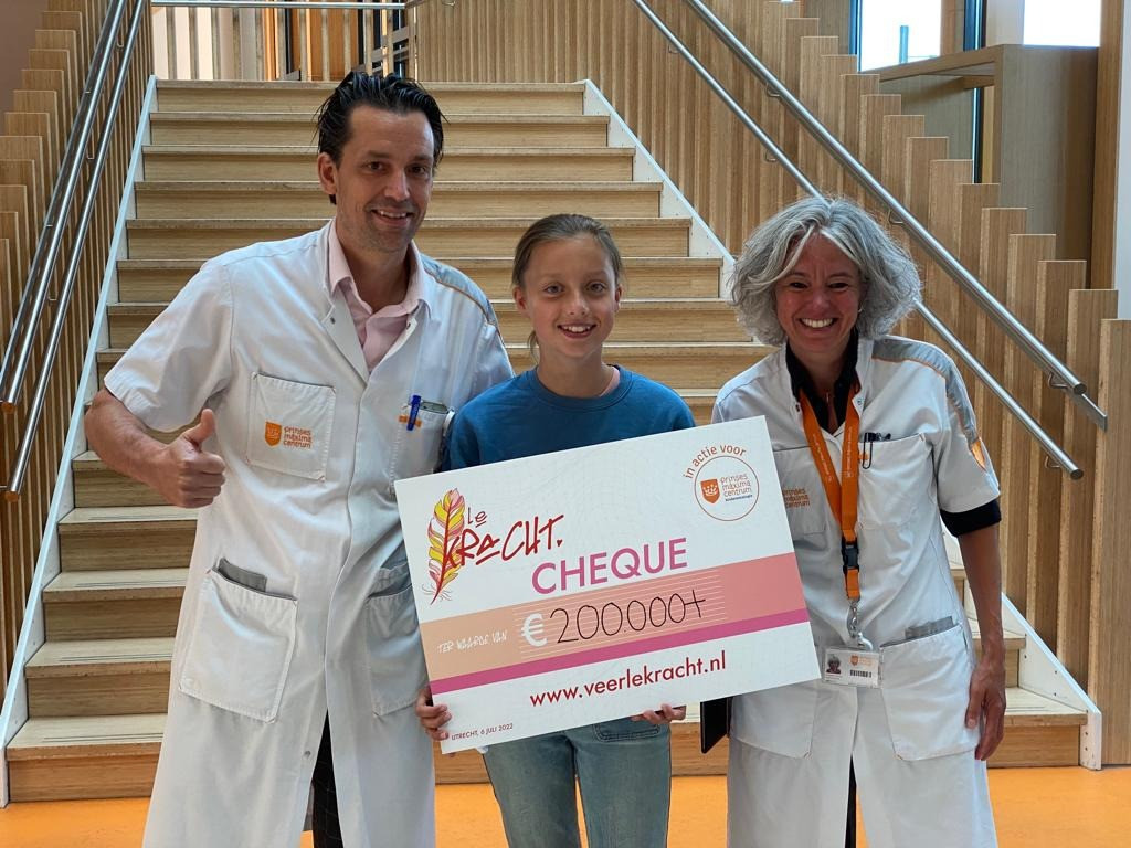 Veerle (12) heeft nog één doel: geld inzamelen, en het liefst zoveel ...