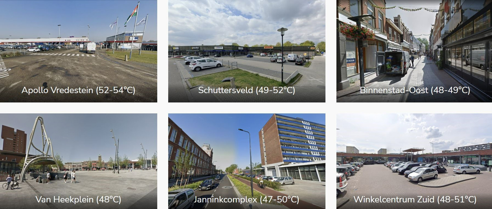 Kaart toont enorme hittestress in Enschede: ‘Leg nou eens een ...