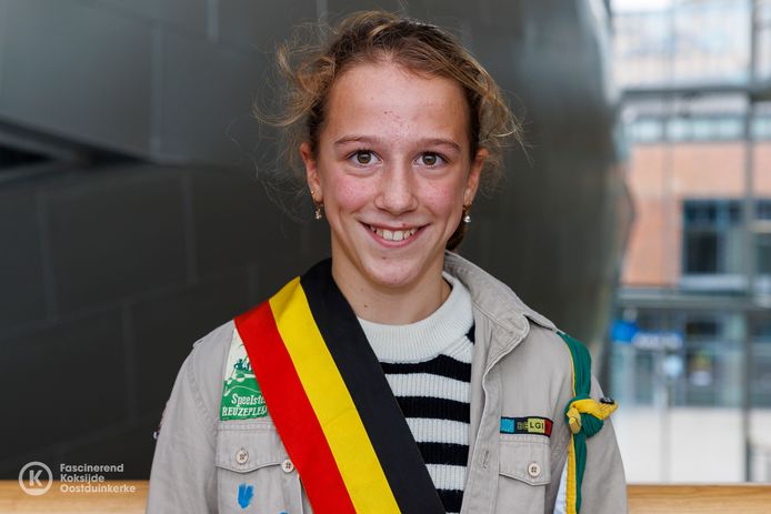 Lola is de nieuwe kinderburgemeester van Koksijde: “Ik ben net zoals ...