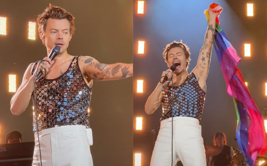 Harry Styles aide un fan à faire son coming out en plein concert | Foto ...
